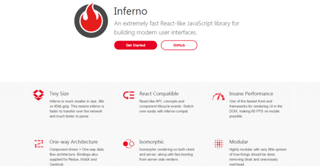 Infernojs - Javascript Library for building modern user interfaces