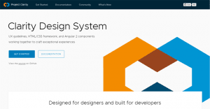 VMWare Clarity - HTML/CSS Framework and UX Guidelines